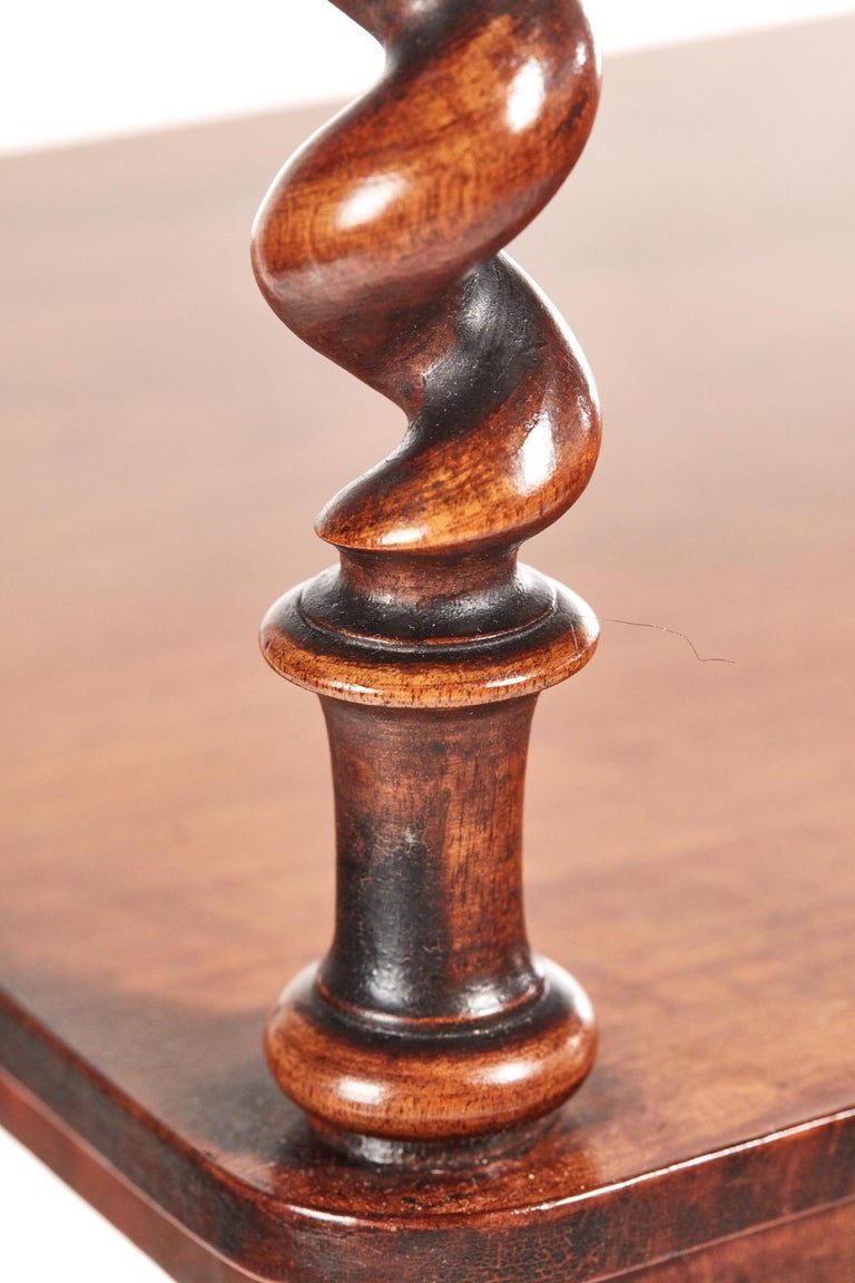 Antique Victorian Burr Walnut Whatnot at 1stDibs