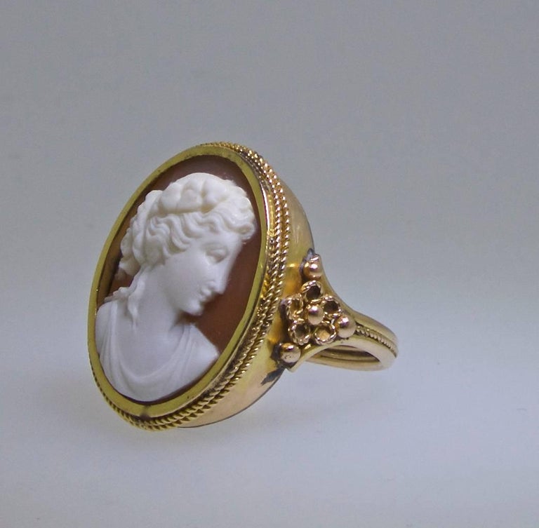Antique Victorian Cameo Ring at 1stDibs