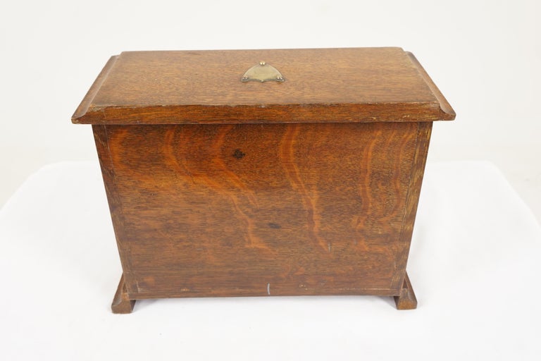 Antique Victorian Campaign Stationary Box, Fall Front, Scotland, 1890 ...
