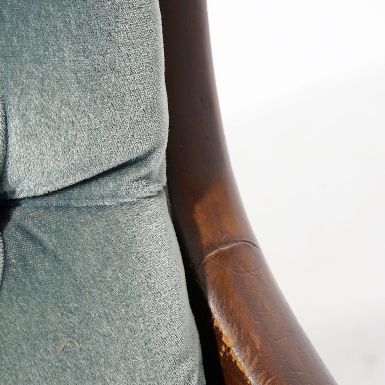 Antique Victorian Carved Oak Figural Winged Griffin Lolling Chair ...