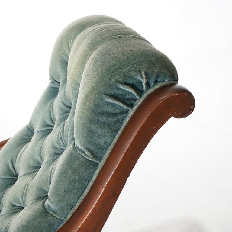 Antique Victorian Carved Oak Figural Winged Griffin Lolling Chair ...