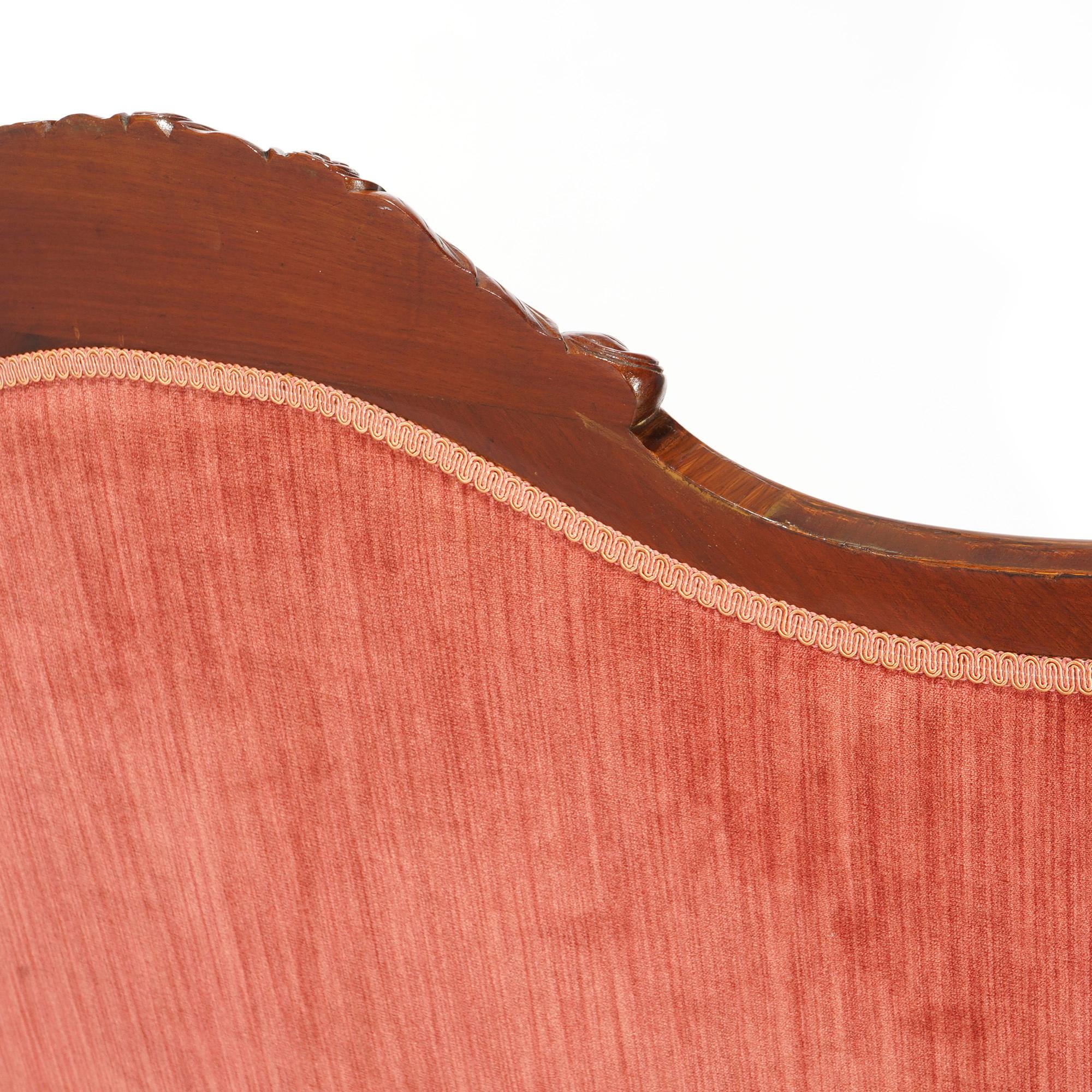 Antique Victorian Carved Walnut Button Back Sofa Circa 1890 at 1stDibs