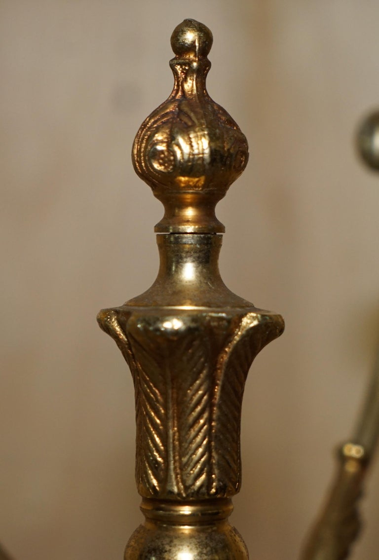 Antique Victorian circa 1880 Brass Coat Hat and Scarf Stand Rare ...