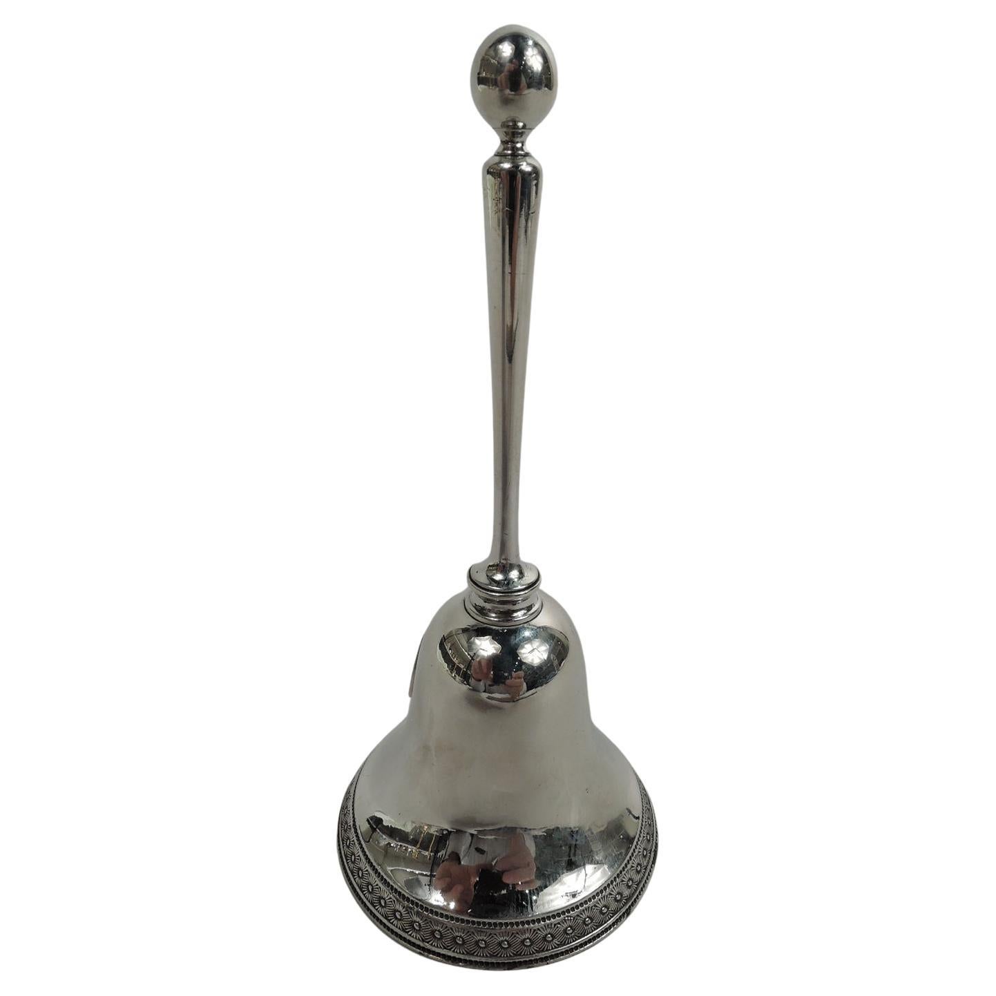 Antique Victorian Classical Sterling Silver Bell by Gorham For Sale at ...