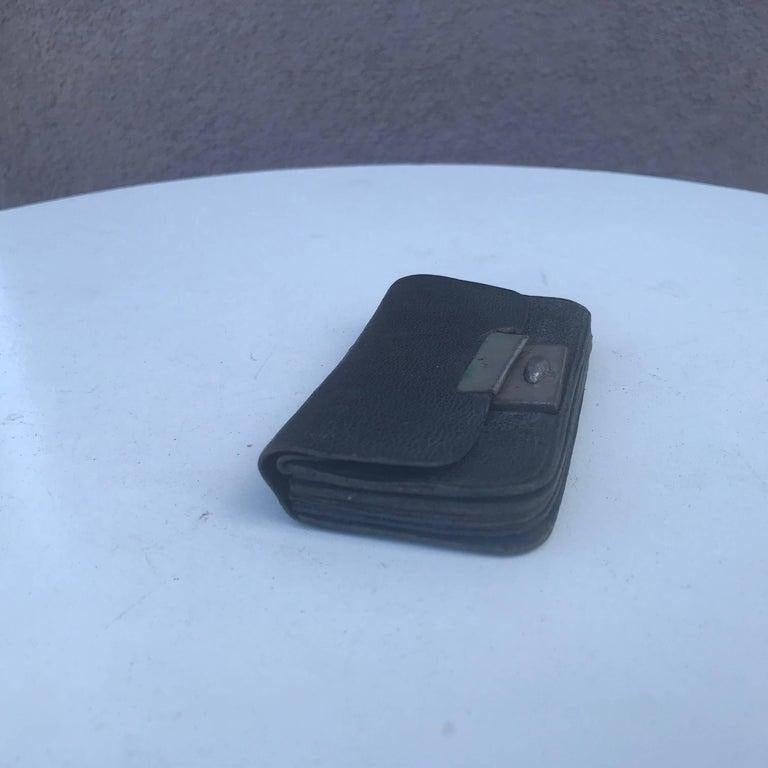 Antique Victorian Coin Leather Purse Wallet Collectible Snap Money ...