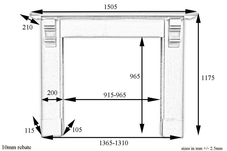 Antique Victorian Corbeled Slate Surround at 1stDibs