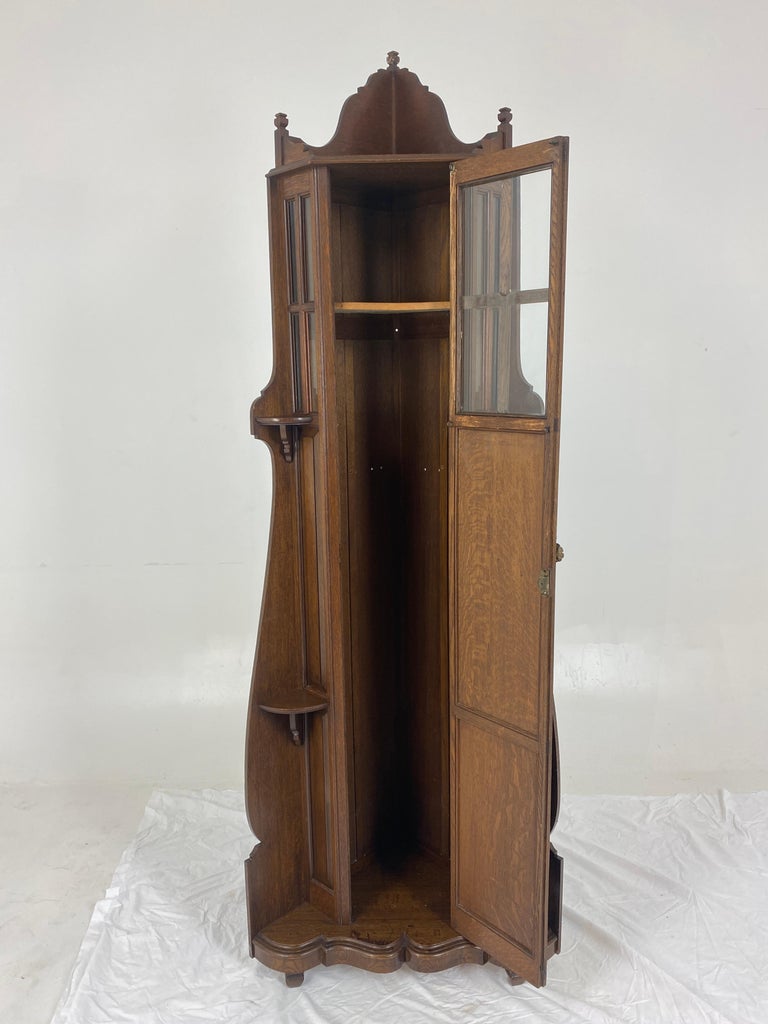 Antique Victorian Corner Hall Robe, Scotland 1900, H718 at 1stDibs