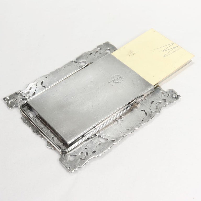 Antique Victorian Derby Quadruple Silver Plate Easel Back Photo or ...