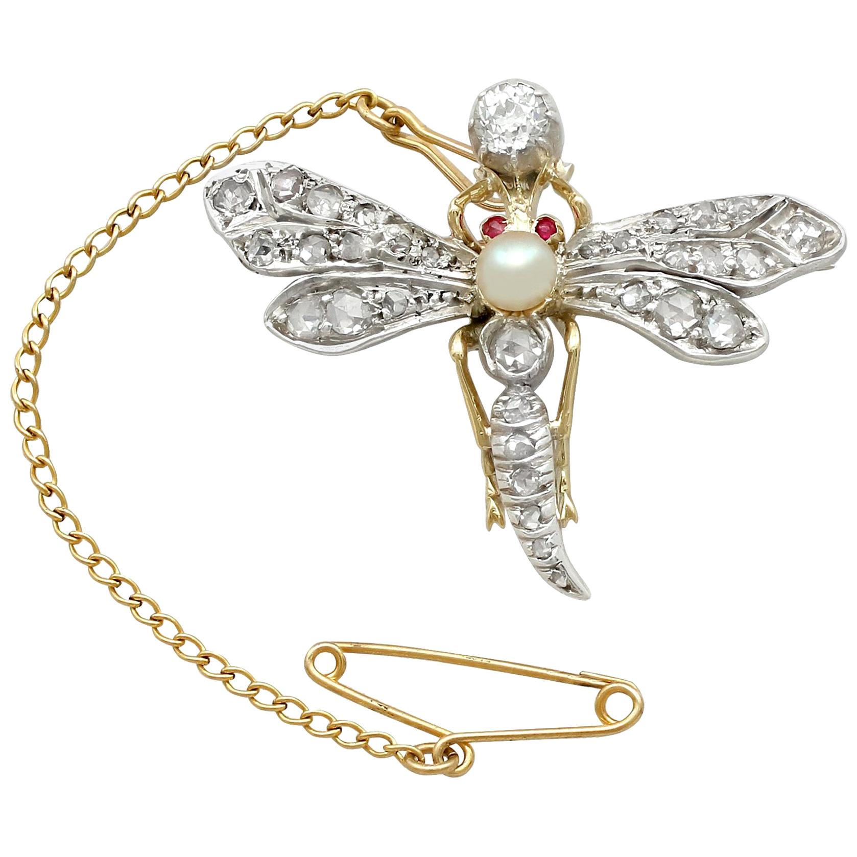 Fancy Vivid Yellow Diamond Dragonfly Brooch For Sale at 1stDibs | fancy ...
