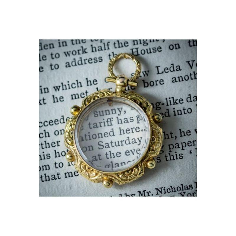 Antique Victorian Double Sided Locket in 9 Carat Gold, circa 1880 ...
