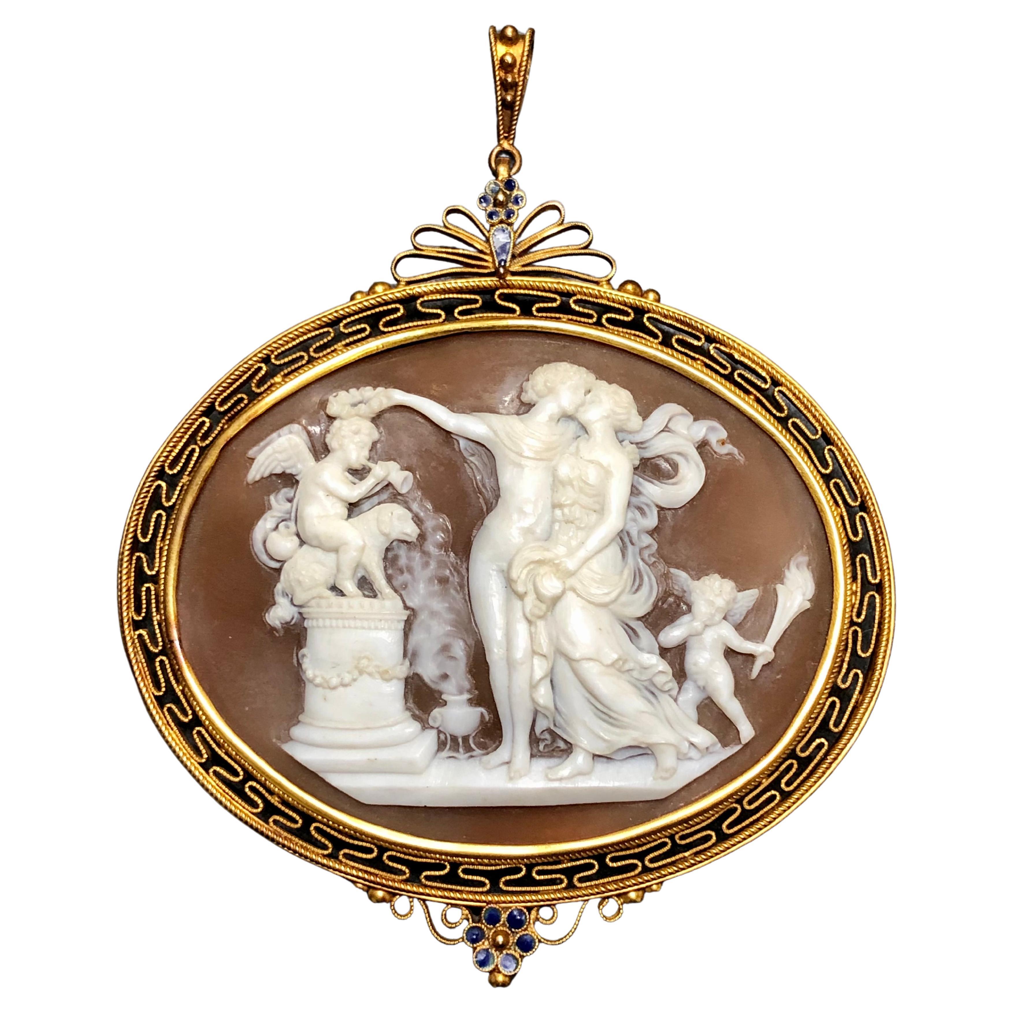 Antique Victorian Shell Cameo Brooch at 1stDibs | antique victorian ...