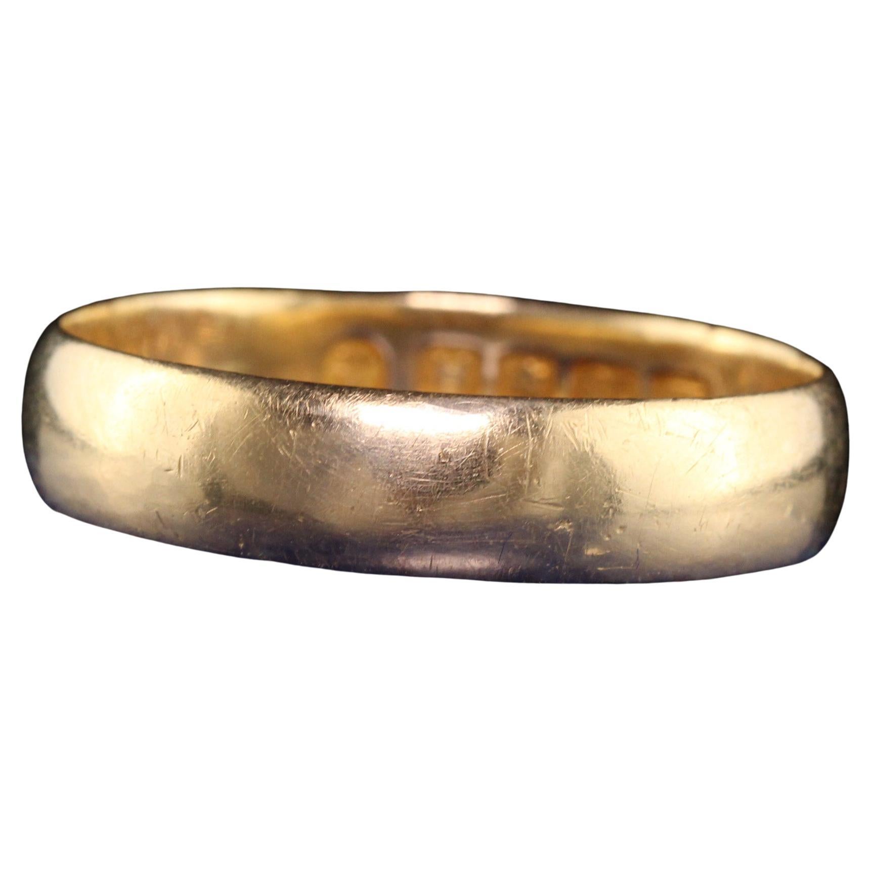 Victorian 18K Gold Basket-weave Band at 1stDibs