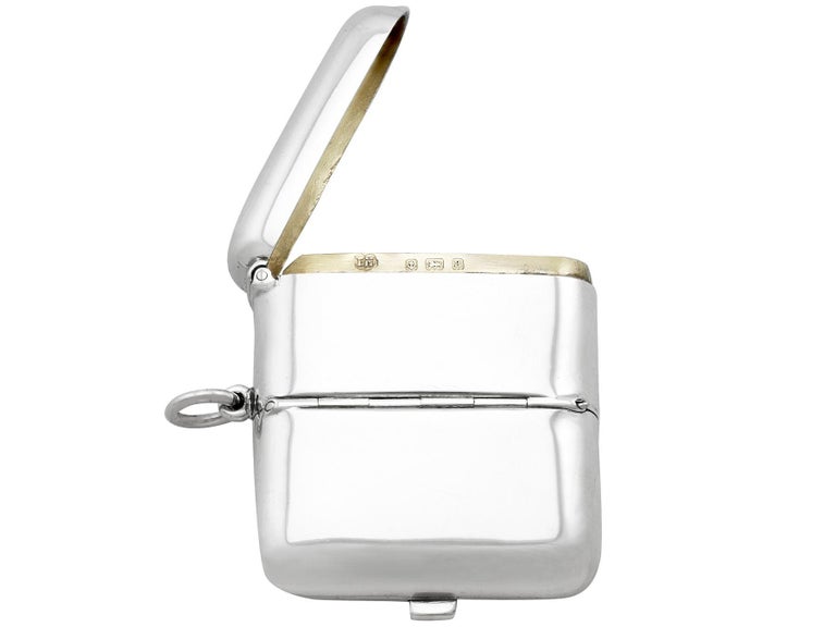 Antique Victorian English Sterling Silver Combination Sovereign or ...