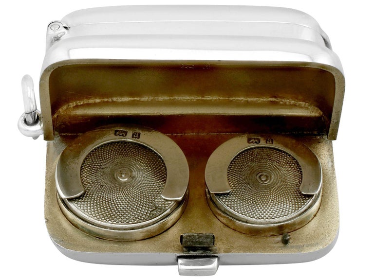 Antique Victorian English Sterling Silver Combination Sovereign or ...