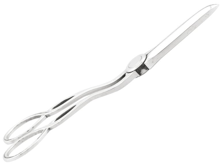 Antique Victorian English Sterling Silver Grape Scissors For Sale at ...