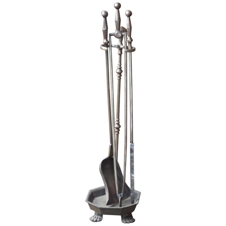 Antique Victorian Fireplace Tools or Fire Tools, 19th Century at 1stDibs