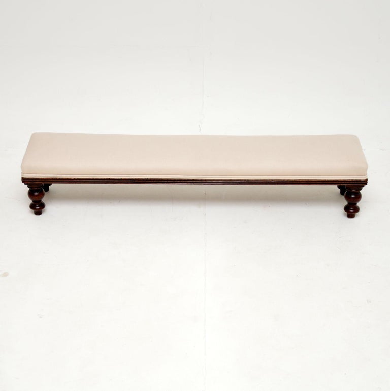 Antique Victorian Foot Stool For Sale at 1stDibs