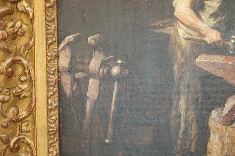 ANTIQUE VICTORIAN FREDERICK GEORGE COTMAN 1882 OIL PAINTING OF A ...