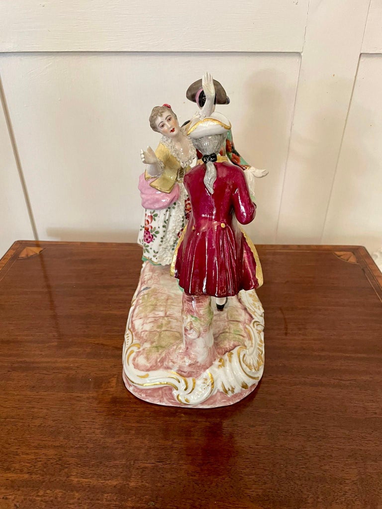 Antique Victorian French Porcelain Figural Group by Eugene Clauss of ...