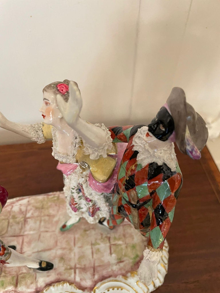 Antique Victorian French Porcelain Figural Group by Eugene Clauss of ...