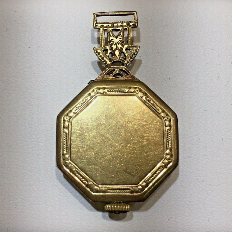 Antique Victorian Gilded Age Tiffany and Co. 14 Karat Pendant Watch ...