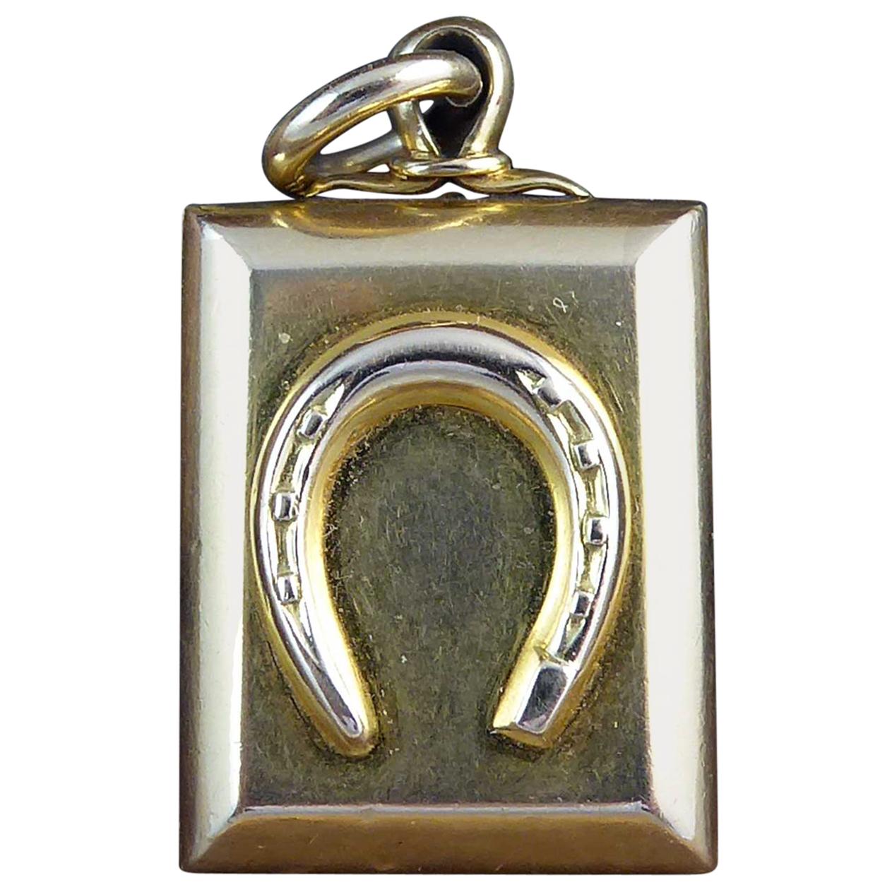 Vintage Ruby Diamond Locket, Yellow Gold, circa 1990s at 1stDibs