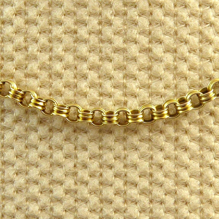 Antique Victorian Gold Long Guard Chain, Circa 1880s at 1stDibs