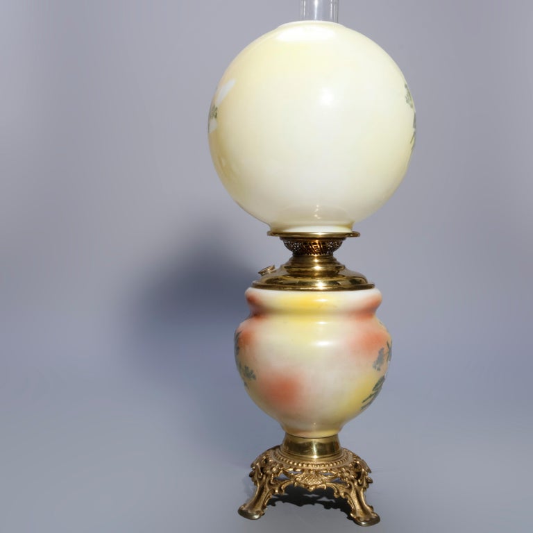 Antique Victorian Gone with the Wind Parlor Lamp, circa 1890 at 1stDibs ...
