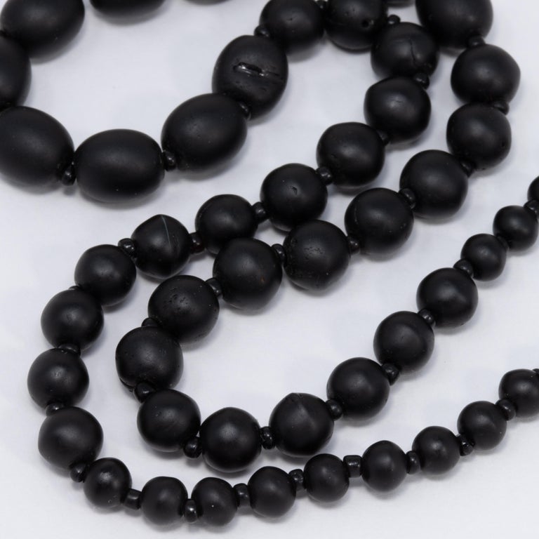 Antique Victorian Graduated Jet Beads Mourning Necklace at 1stDibs ...