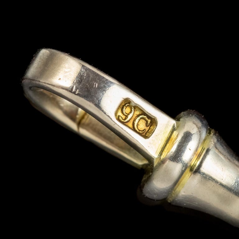 Antique Victorian Guard Chain 9ct Gold For Sale at 1stDibs