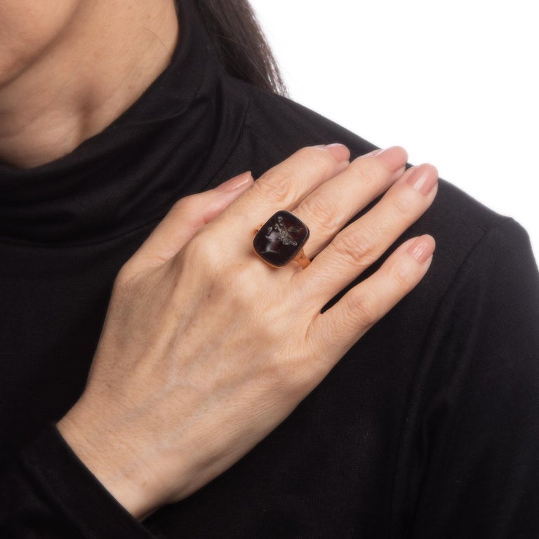 Antique Victorian Hercules Ring 14k Rose Gold Carnelian Warrior ...