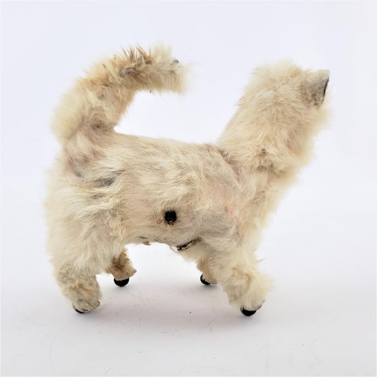 Antique Victorian Key Wind Mechanical Small Striped Cat Child's Toy, As ...