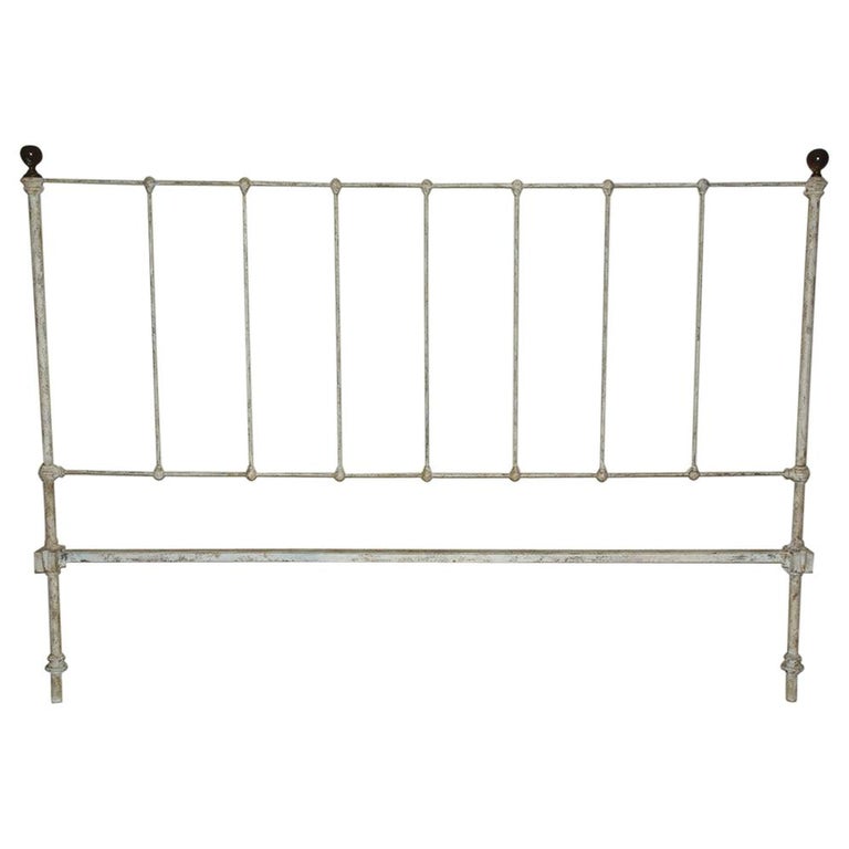 Antique Victorian King Iron Headboard at 1stDibs
