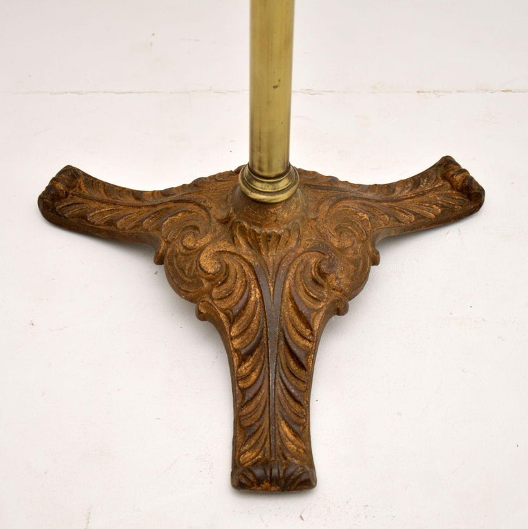 Antique Victorian Mahogany and Brass Reading or Music Stand For Sale at ...