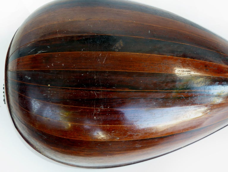 Antique Victorian Mandolin with String Inlay, Tortoise Pick Guard For ...