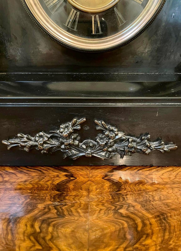 Antique Victorian Marble Mantel Clock at 1stDibs