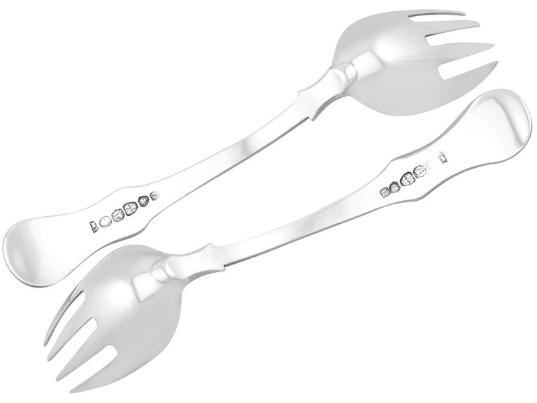 Antique Victorian Newcastle Sterling Silver Runcible Spoons For Sale at ...