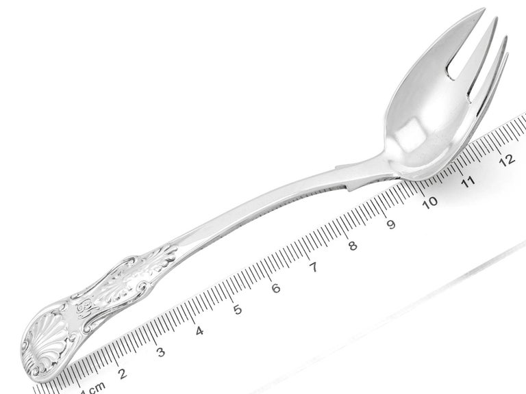 Antique Victorian Newcastle Sterling Silver Runcible Spoons For Sale at ...