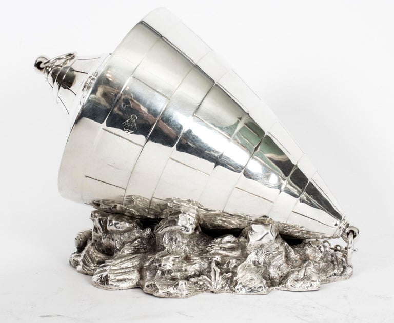 Antique Victorian Novelty Spoon Warmer 1868 19th C For Sale at 1stDibs