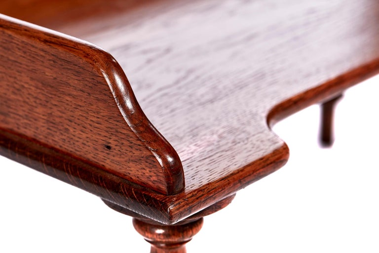 Antique Victorian Oak Tea Tray at 1stDibs