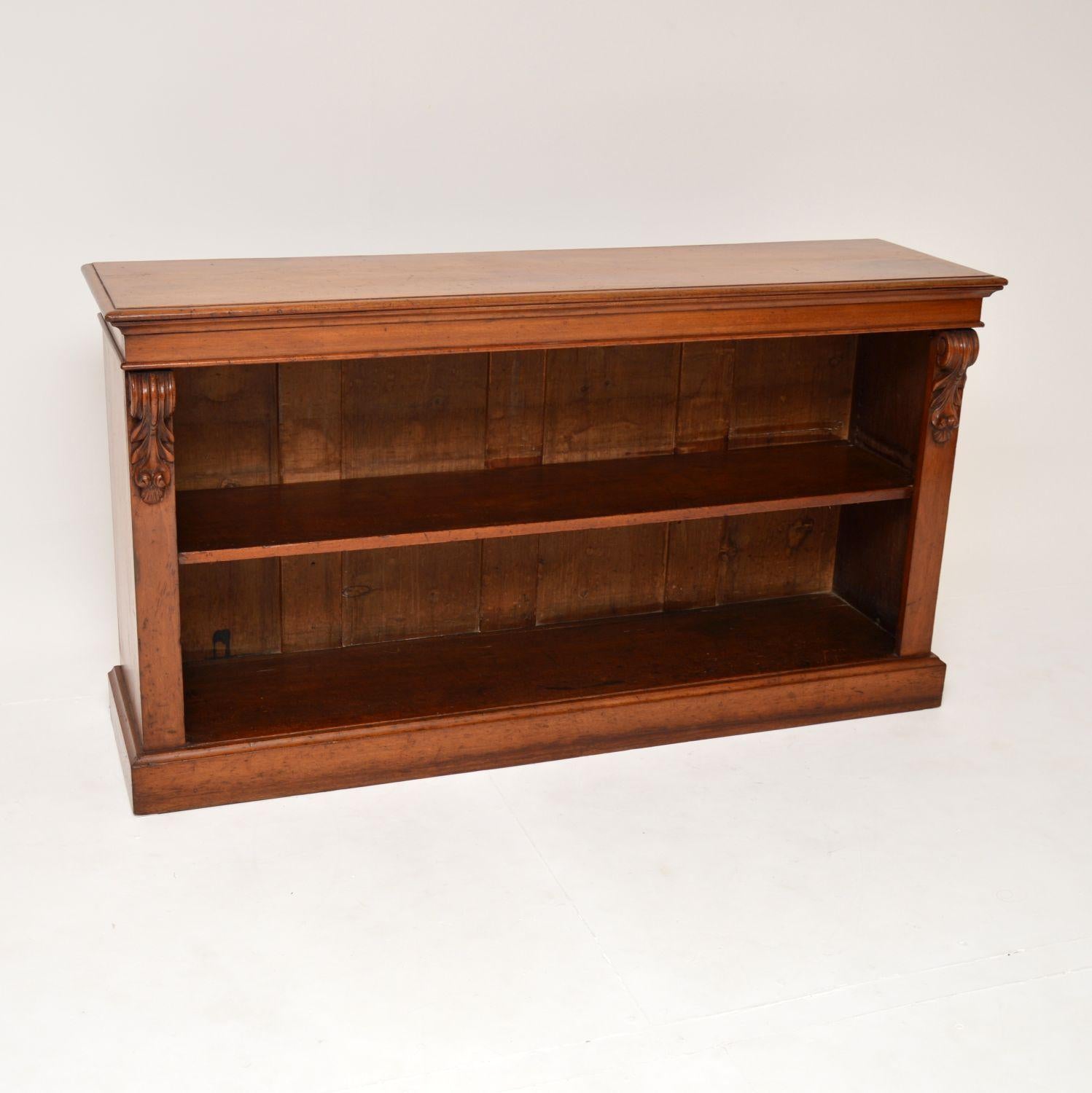 Antique Victorian Open Bookcase at 1stDibs