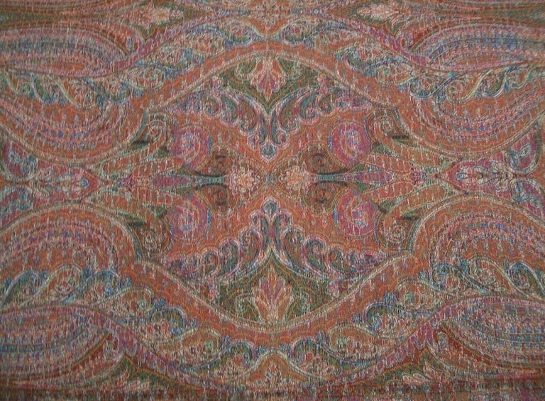 Antique Victorian Paisley Shawl, Fine Weave, circa 1850's For Sale at ...