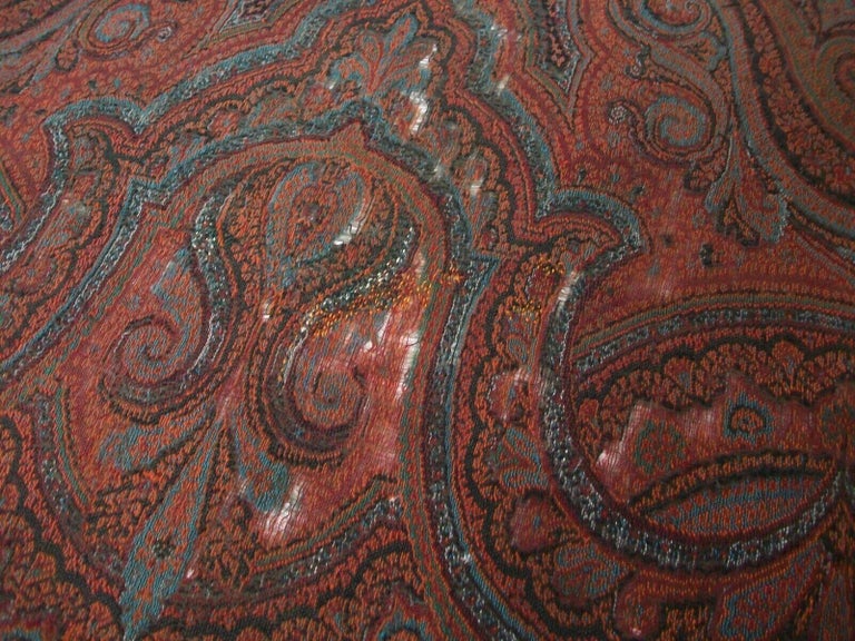 Antique Victorian Paisley Shawl, Fine Weave, Circa 1850's For Sale at ...
