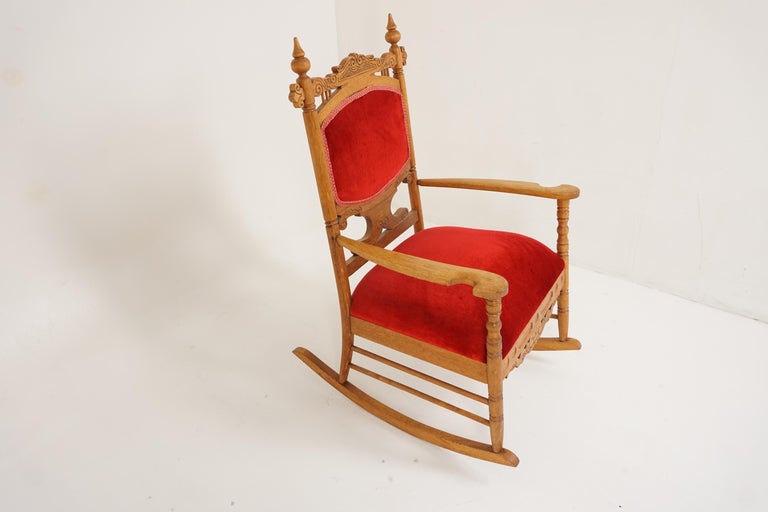 Antique Victorian Parlour Set, Carved Oak, Eastlake, American, 1890 ...