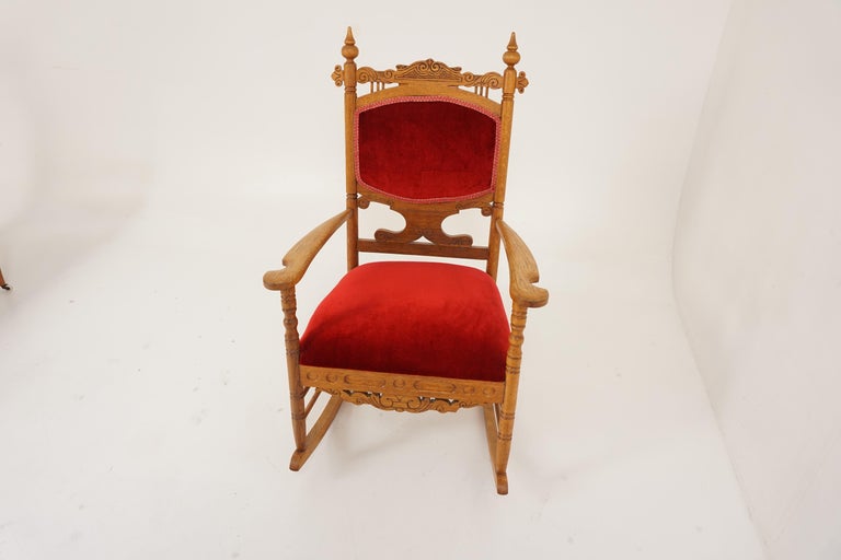 Antique Victorian Parlour Set, Carved Oak, Eastlake, American, 1890 ...