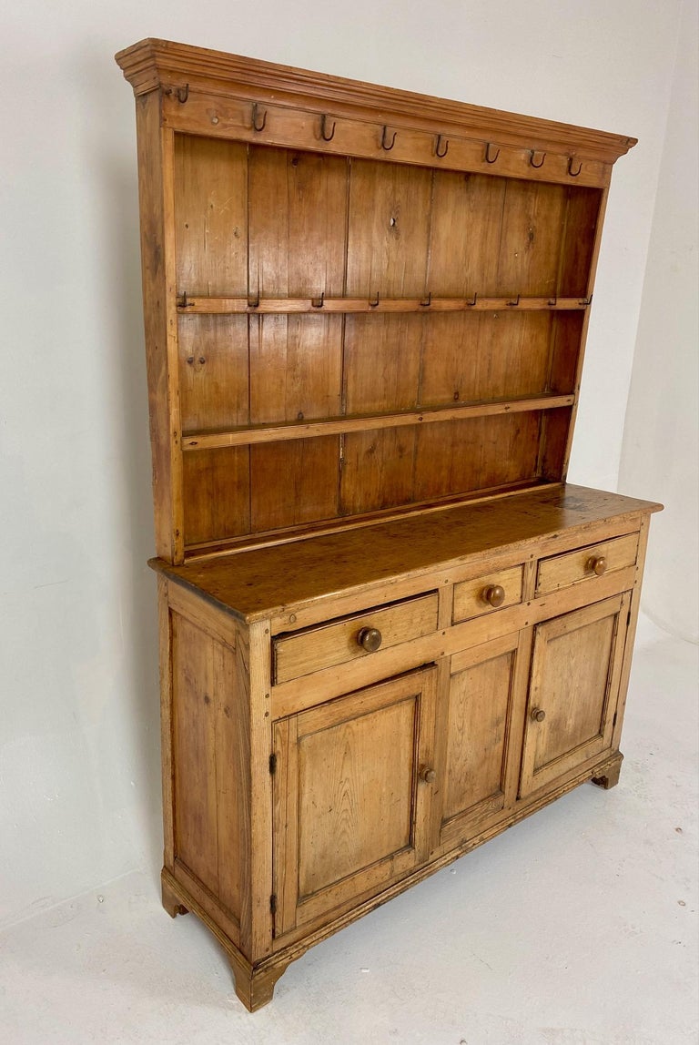 Antique Victorian Pine Dresser, Buffet + Hutch, Sideboard, Scotland ...
