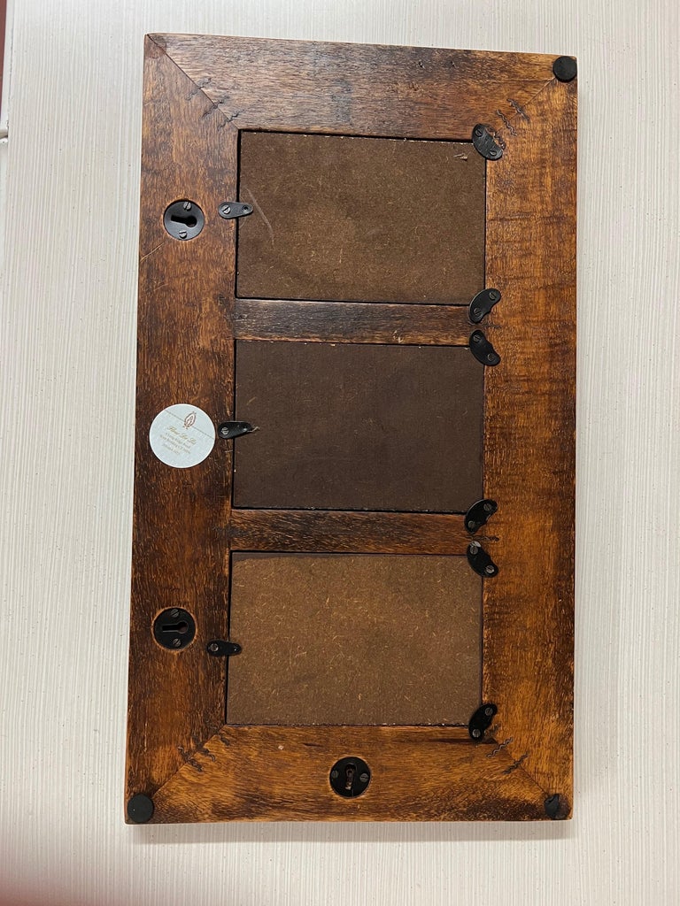 Antique Victorian Postcards in a Carved Wooden Frame For Sale at 1stDibs