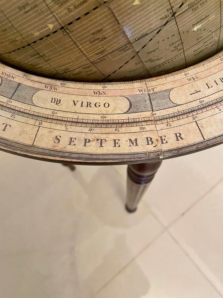 Antique Victorian Quality Floor Standing Library Globe at 1stDibs
