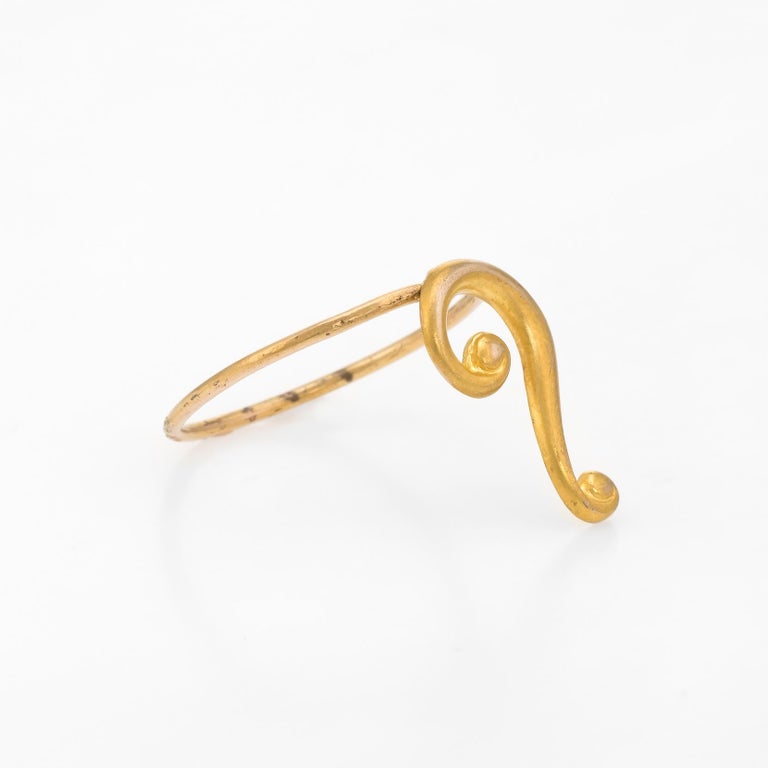 Antique Victorian Question Mark Ring Conversion 10 Karat Gold Vintage ...