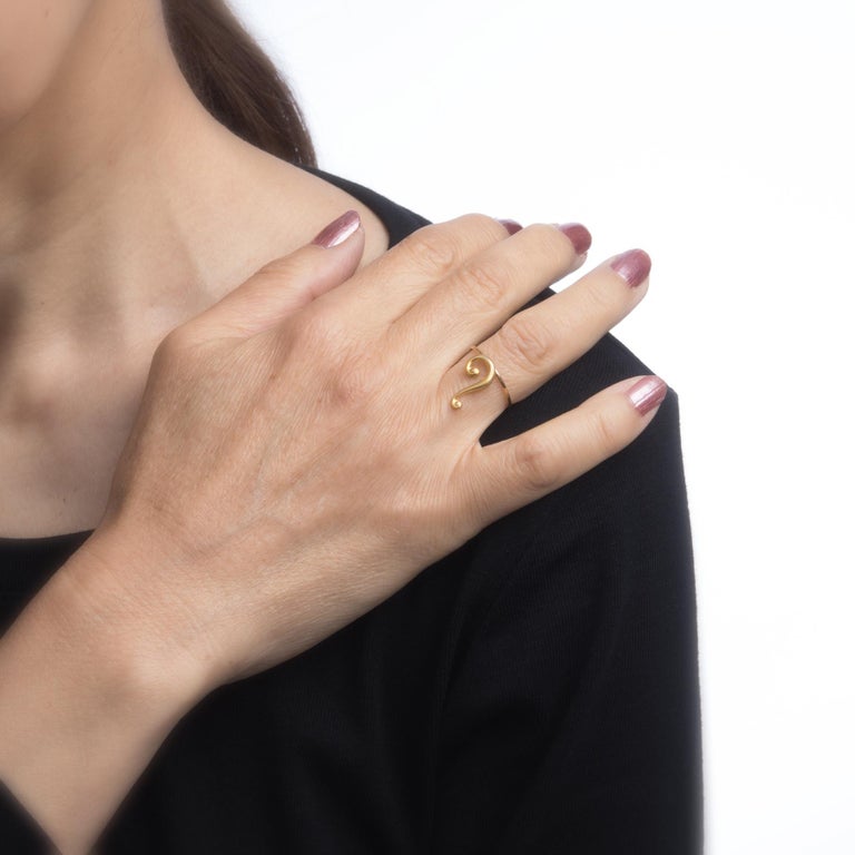 Antique Victorian Question Mark Ring Conversion 10 Karat Gold Vintage ...